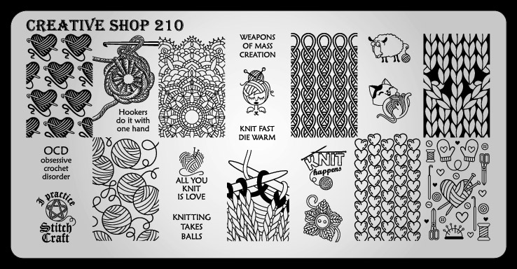 Creative Shop Stamping Plate 210Creative Shop Stamping Plate 210 Creative Shop Stamping Plate 210Creative Shop Stamping Plate 210